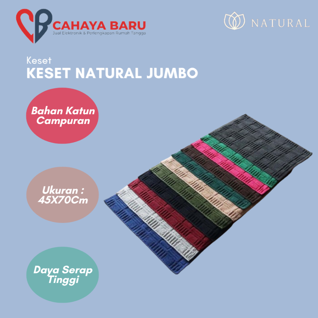 Jual KESET 45X70 NATURAL JUMBO | Shopee Indonesia