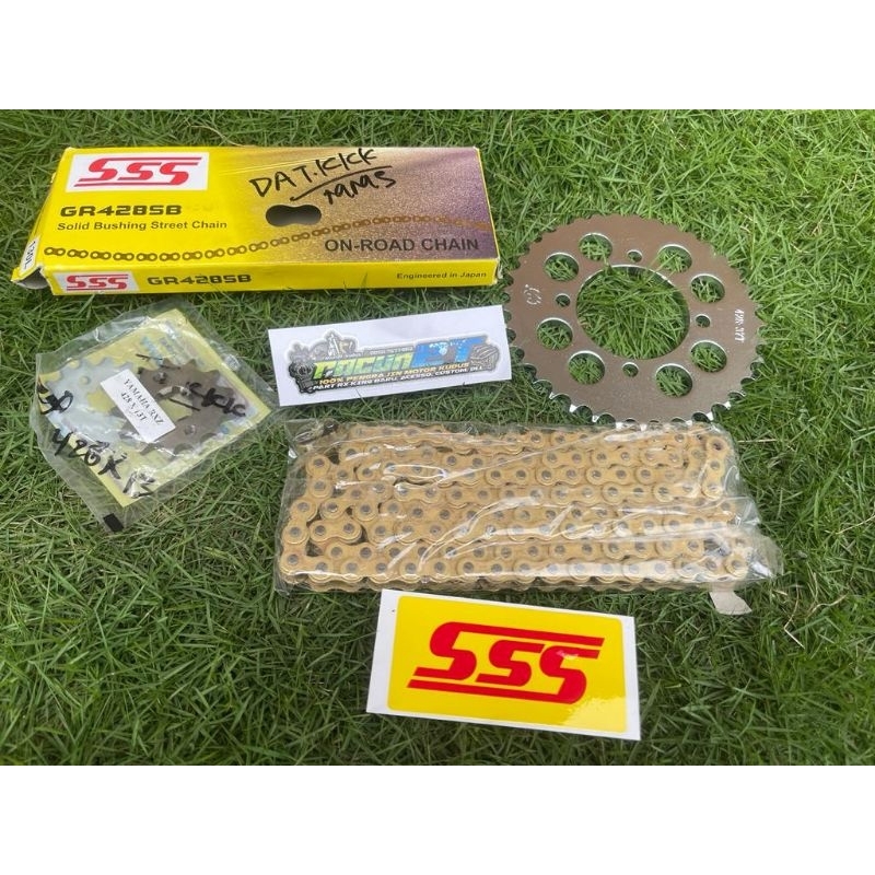 Jual PAKET SET RANTAI SSS RX KING 15 35 428 TARIKAN PANJANG TOURING ...