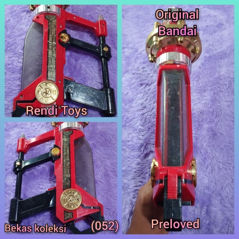 Jual (052) DX Power Rangers | Bandai Red Power Rangers Zeo Cannon ...