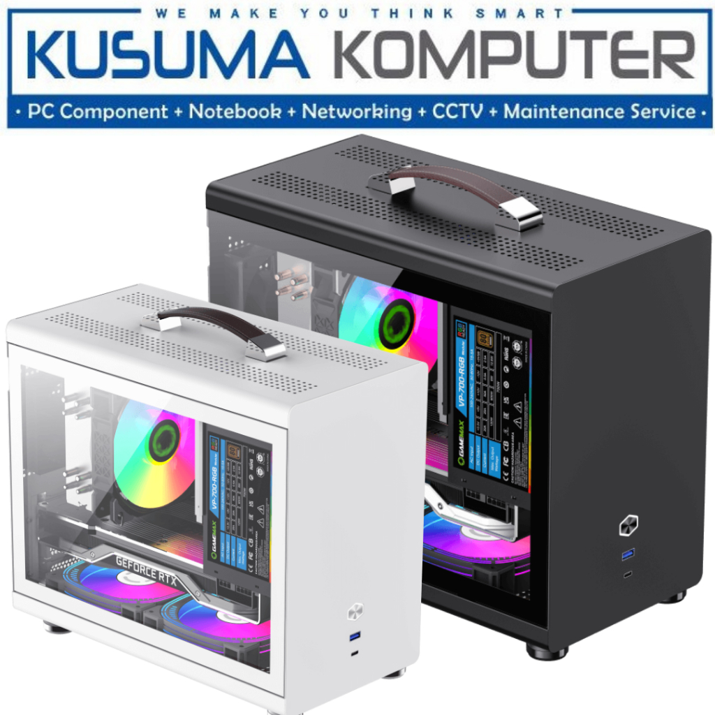 Jual Casing Gamemax Spark Mini White / Black Mini ITX Case Gaming ...