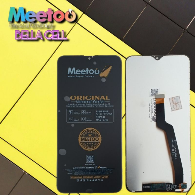 Jual LCD SAM A105 MEETOO BLACK+TS /M105 (GALAXY A10/M10) | Shopee Indonesia
