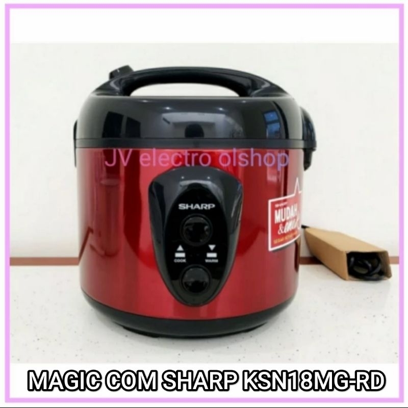 Jual Magic Com SHARP KSN18MG-RD/SL 1,8 L / Rice Cooker Sharp KSN-18MG ...