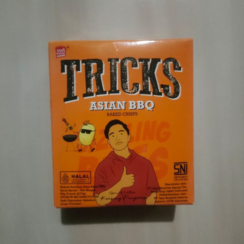 Jual TRICKS baked crisps 60gr kimchi//bbq | Shopee Indonesia