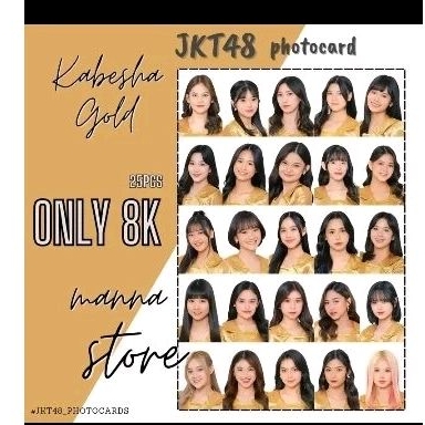 Jual PHOTOCARD JKT48 VARIASI KABESHA | Shopee Indonesia