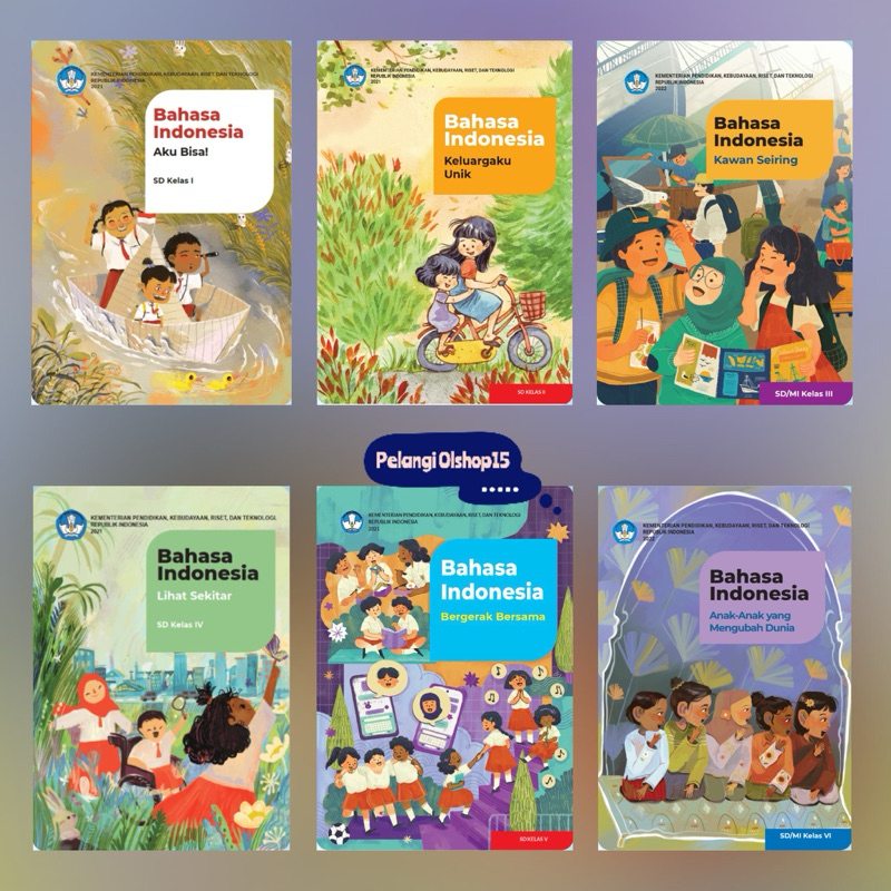 Jual BUKU BAHASA INDONESIA SD/MI KELAS 1 2 3 4 5 6 KURIKULUM MERDEKA KEMENTERIAN | Shopee Indonesia