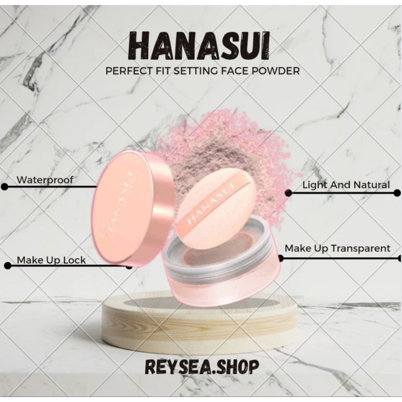 Jual HANASUI - PERFECT FIT SETTING POWDER | BEDAK TABUR | Shopee Indonesia