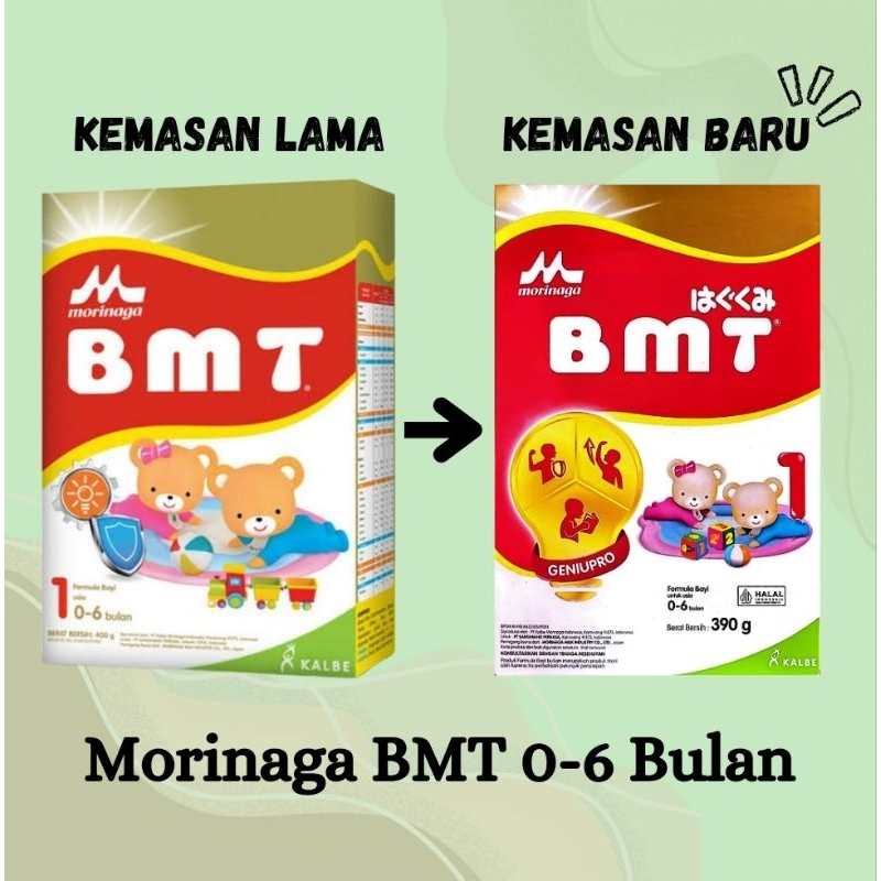 Jual MORINAGA BMT 1 FORMULA BAYI 0-6 BULAN 390g & CHIL-MIL 2 FORMULA BAYI 6-12 BULAN 390g ...