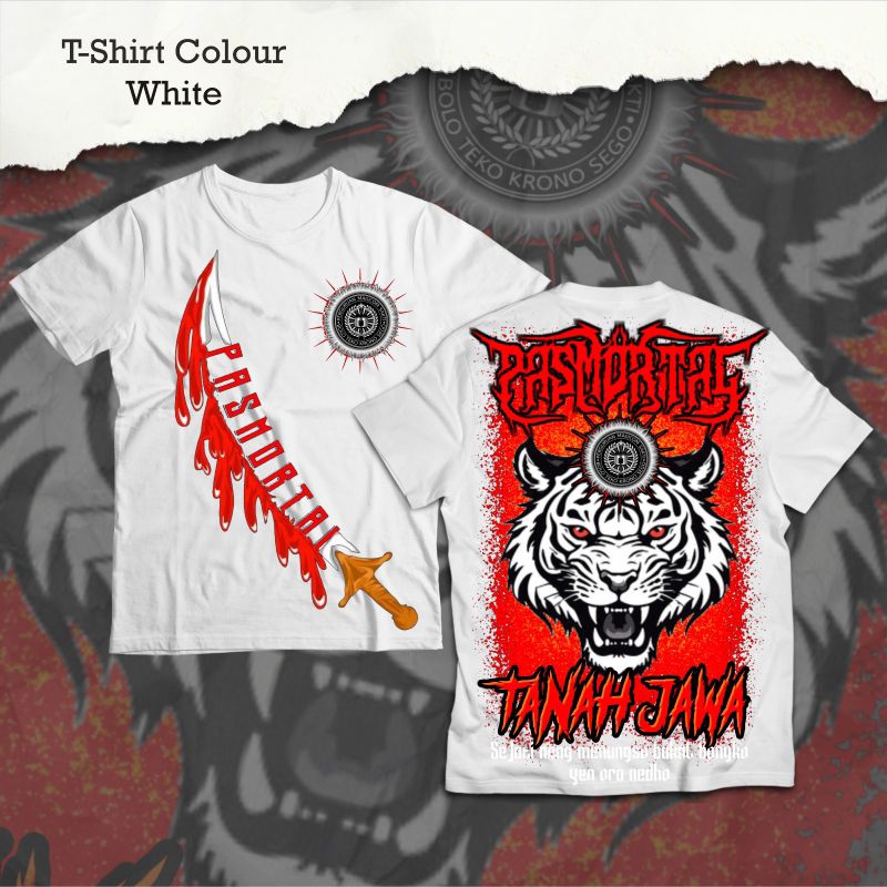 Jual T-shirt/Kaos Pasmortal Tanah Jawa Motif Terbaru Sablon Dtf Premium ...