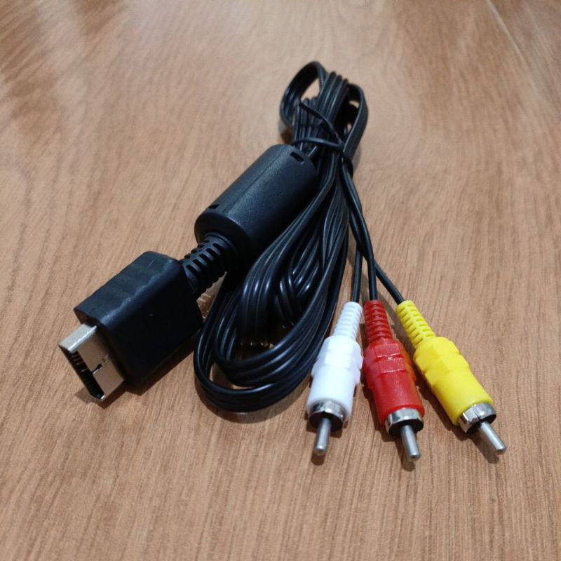 Jual kabel AV PlayStation PS2 PS3 tebal awet | Shopee Indonesia