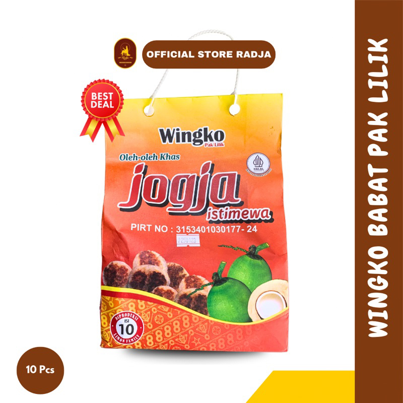 Jual [10 Pcs] Wingko Jogja Wingko Babat Kelapa Muda Pak Lilik - Oleh ...