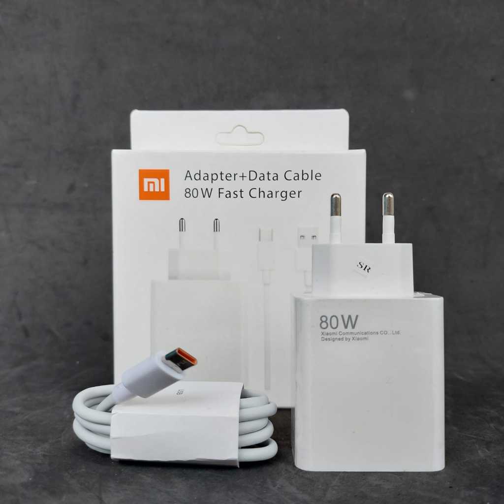 Jual Charger Carger Xiaomi 80W / 80 Watt Adapter + Data Cable Type C ...