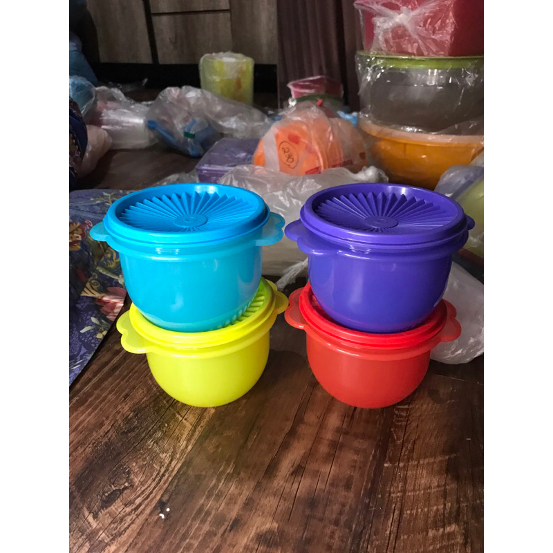 Jual Star Bowl tupperware set 4 | toples tupperware 4 pcs | Shopee ...