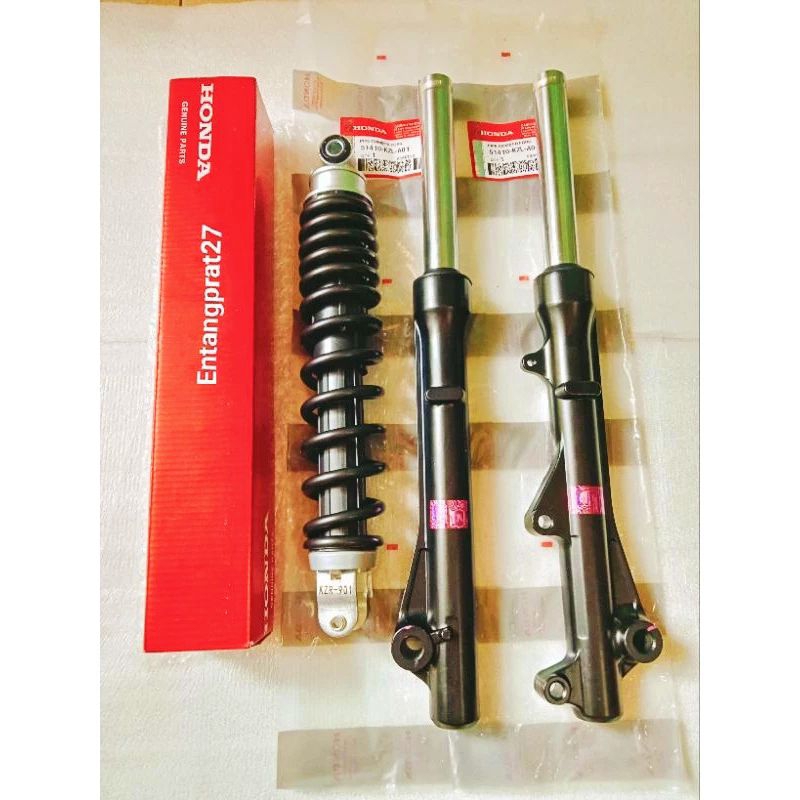 Jual Paket As Shock Depan Plus Tabung KZL/KWN + Shockbereker Shock Belakang (KZR) Honda Vario ...