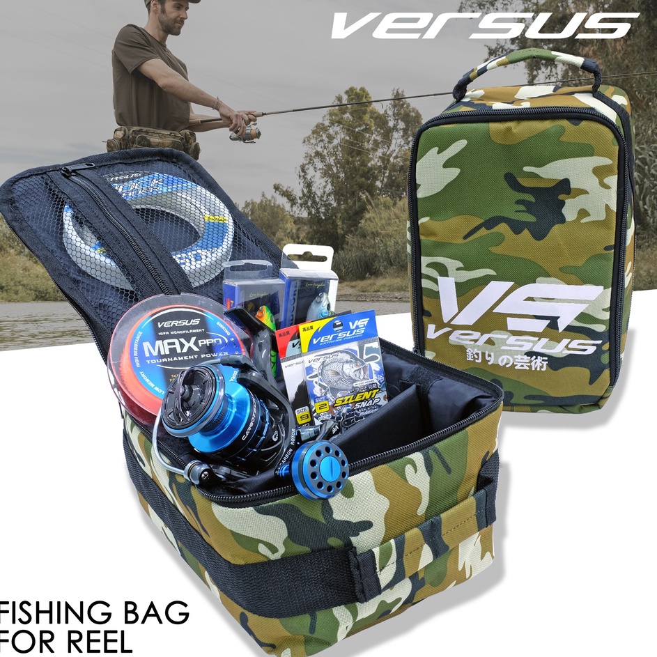 Jual Update Populer Tas Reel Pancing Fishing Bag Versus | Shopee Indonesia