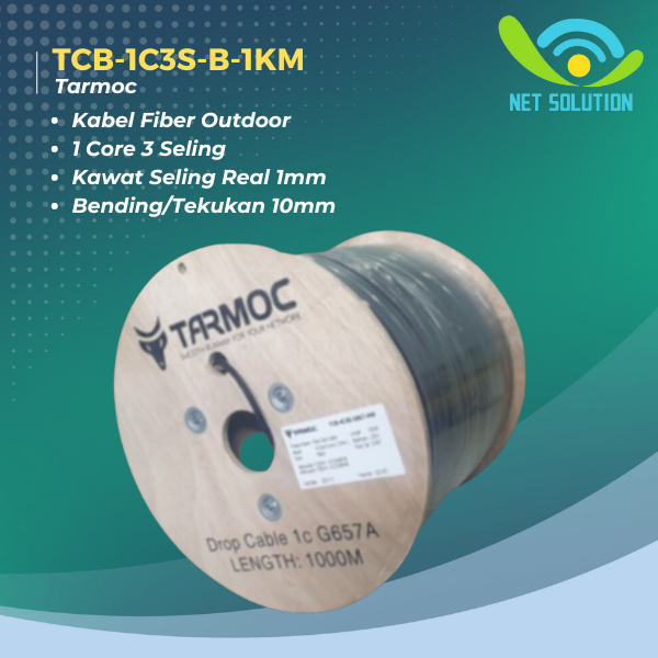 Jual Kabel Dropcore FO 1 CORE 3 SELING 1000m/Cable FO Drop Core SM 1 ...