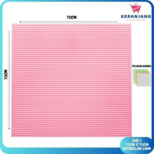 Jual [COD] Wallpaper Dinding Stiker Motif Salur Wallfoam Wallpaper ...