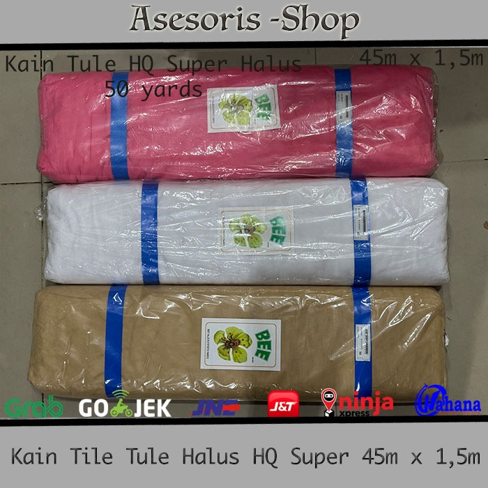 Jual Kain Tule HQ Super Halus Bee ( UNTUK BAJU )| Kain Tile Balan ...