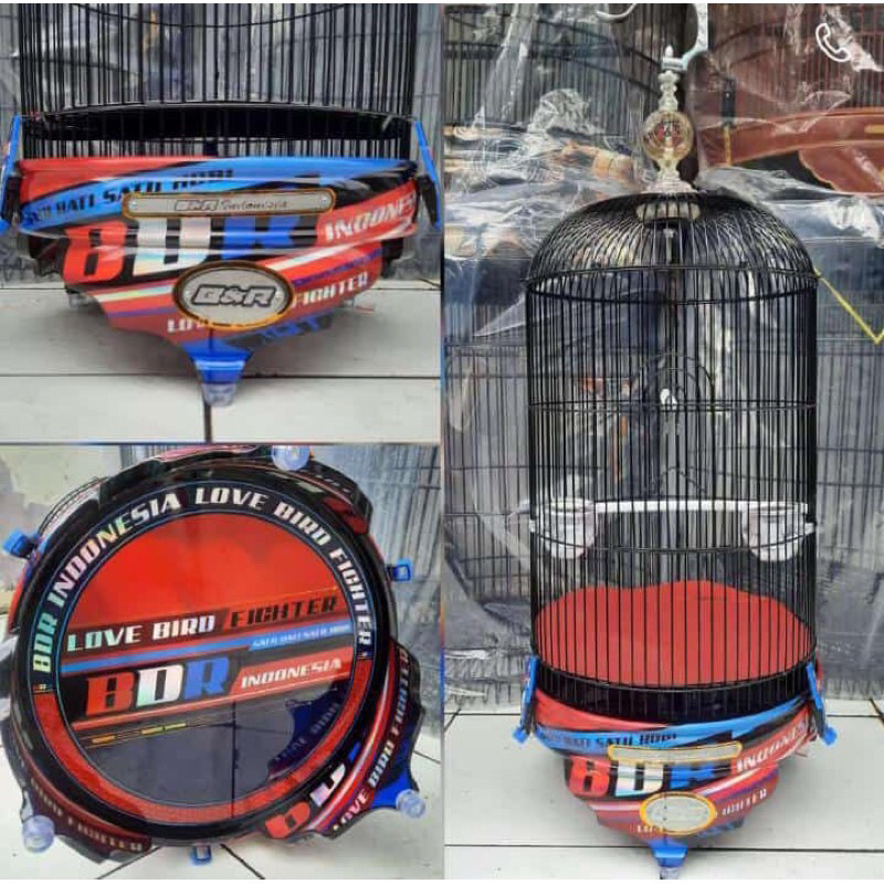 Jual KANDANG LOVEBIRD BDR/BnR TEBOK PVC TERBARU | Shopee Indonesia