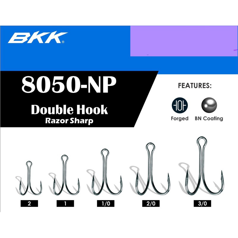 Jual Double Hook BKK 8050 BN Per 100pc | Shopee Indonesia