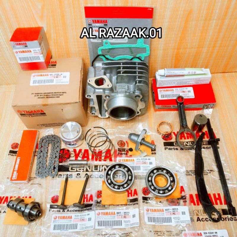 Jual PAKET Blok Seher Terlengkap 10, Aitem+Stang Seher + Bearing Kruk As Vega ZR Vega Rr Jupiter ...