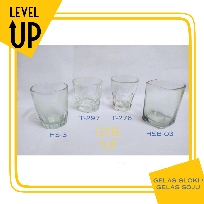 Jual Gelas Sloki / Gelas Kaca / Gelas Mini / Gelas Kecil / Mini Glass ...