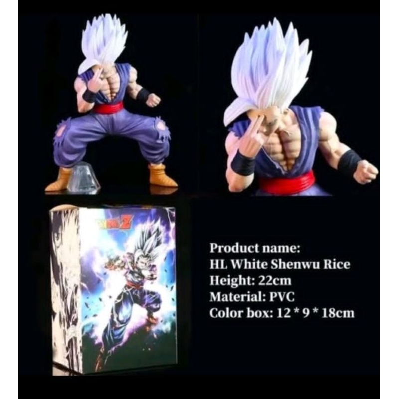 Jual Dragon Ball Z Son Gohan Statue Studio DBZ Goban Figure | Shopee ...