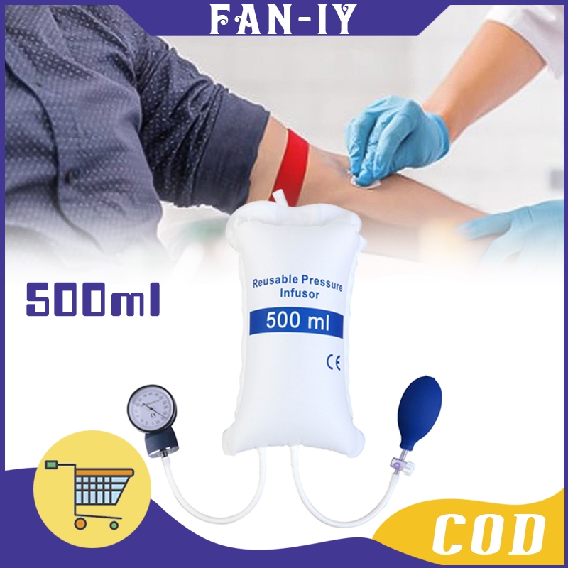 Jual 500ml Kantong Infus Tas Infus Medis Pressure Infusion Bag Dengan ...