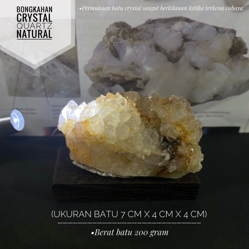 Jual Bongkahan Batu Crystal Quartz L21 atau Batu Kristal Quartz Natural ...