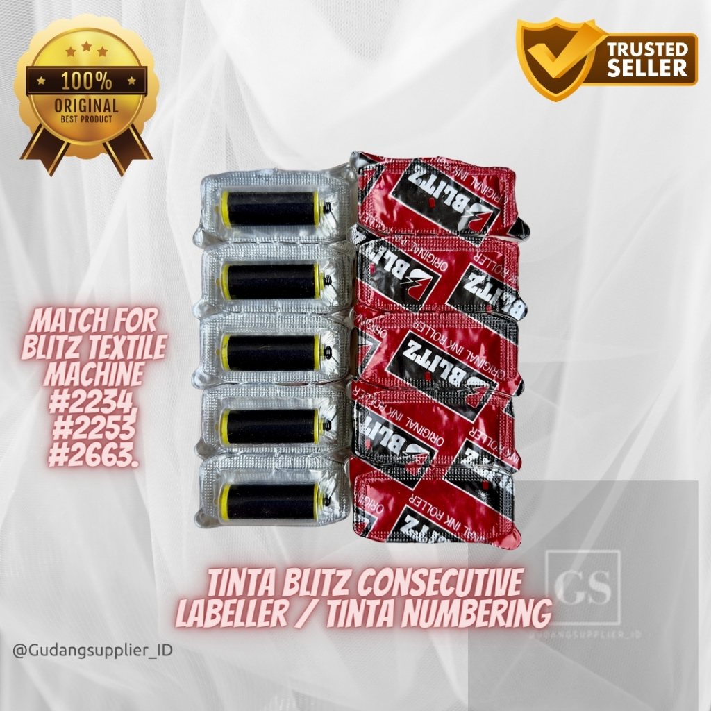 Jual Tinta Blitz Consecutive Labeller / Tinta Numbering / blitz ink ...