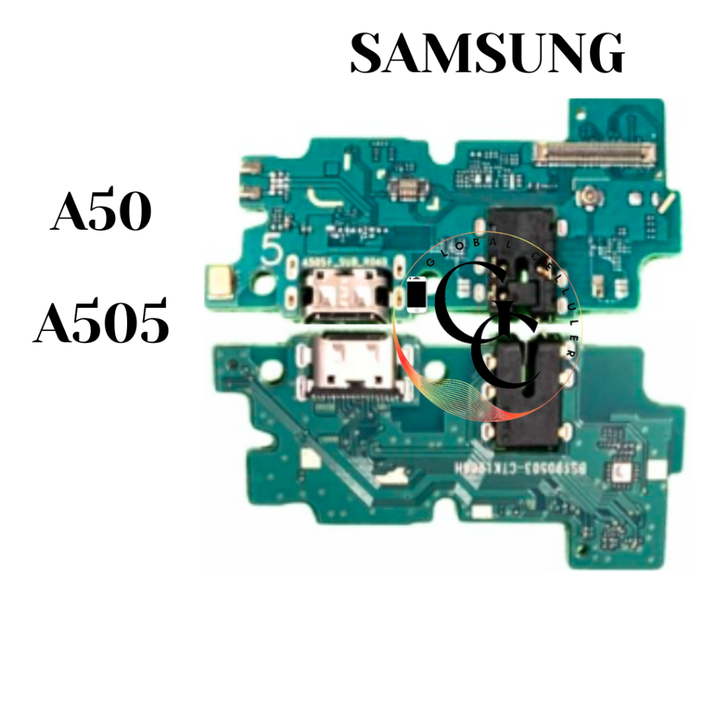 Jual Flexible Connector Charger Samsung A50 A505 Handsfree+Mic Original (Flexible Konektor Papan ...