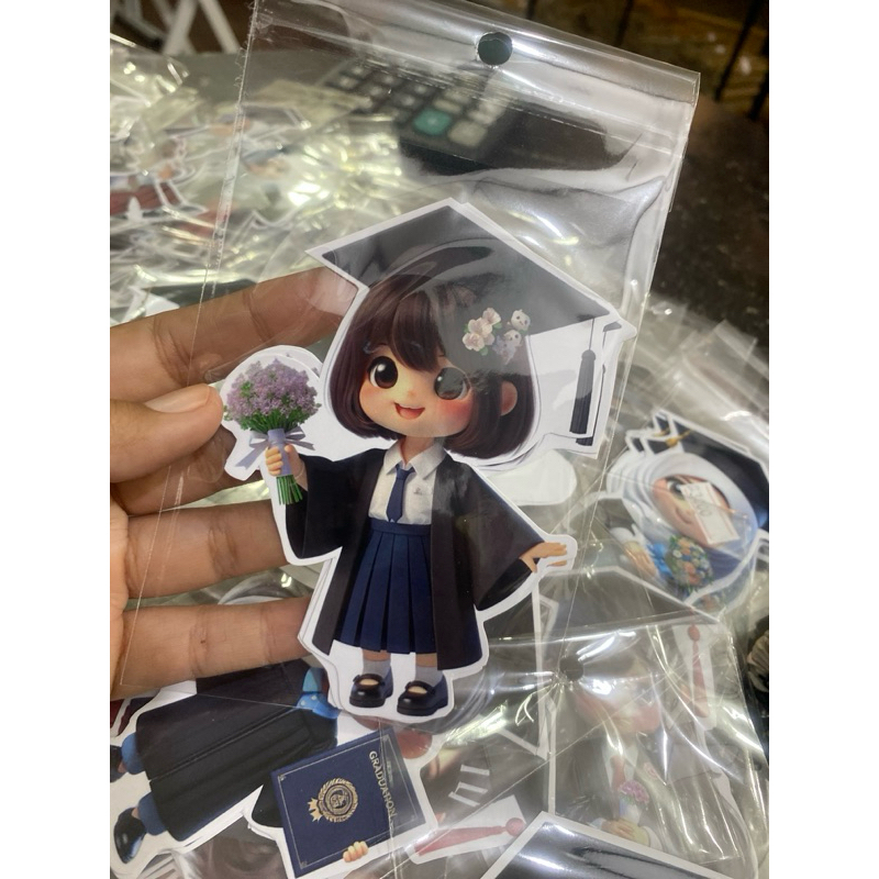 Jual topper wisuda isi 3 lembar . wisuda sma. smp. sd . berhijab dan ...