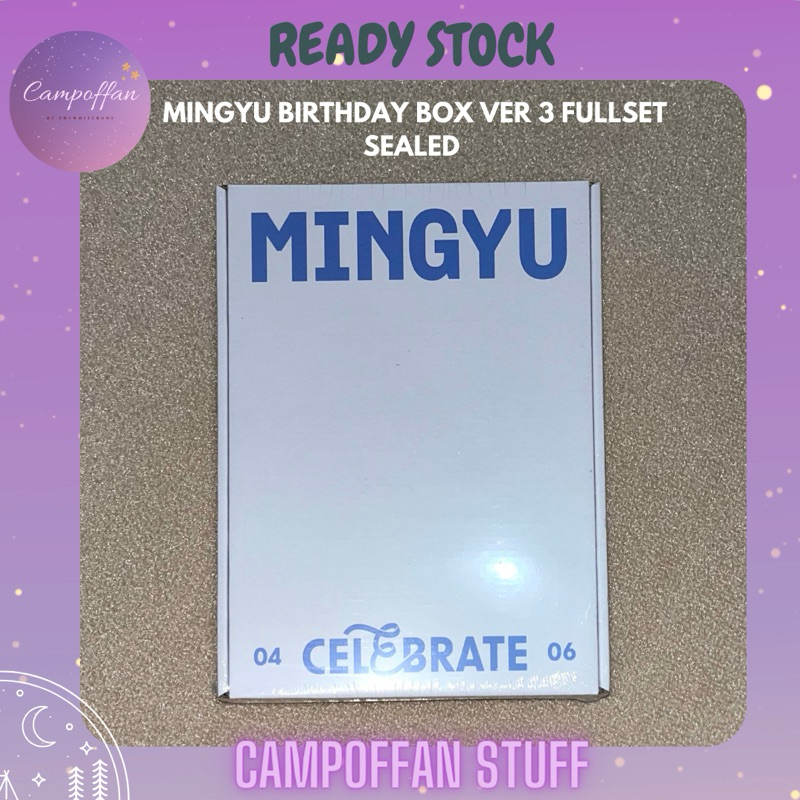 Jual [READY] MINGYU BIRTHDAY BOX VER 3 FULLSET SEALED SEVENTEEN | Shopee Indonesia