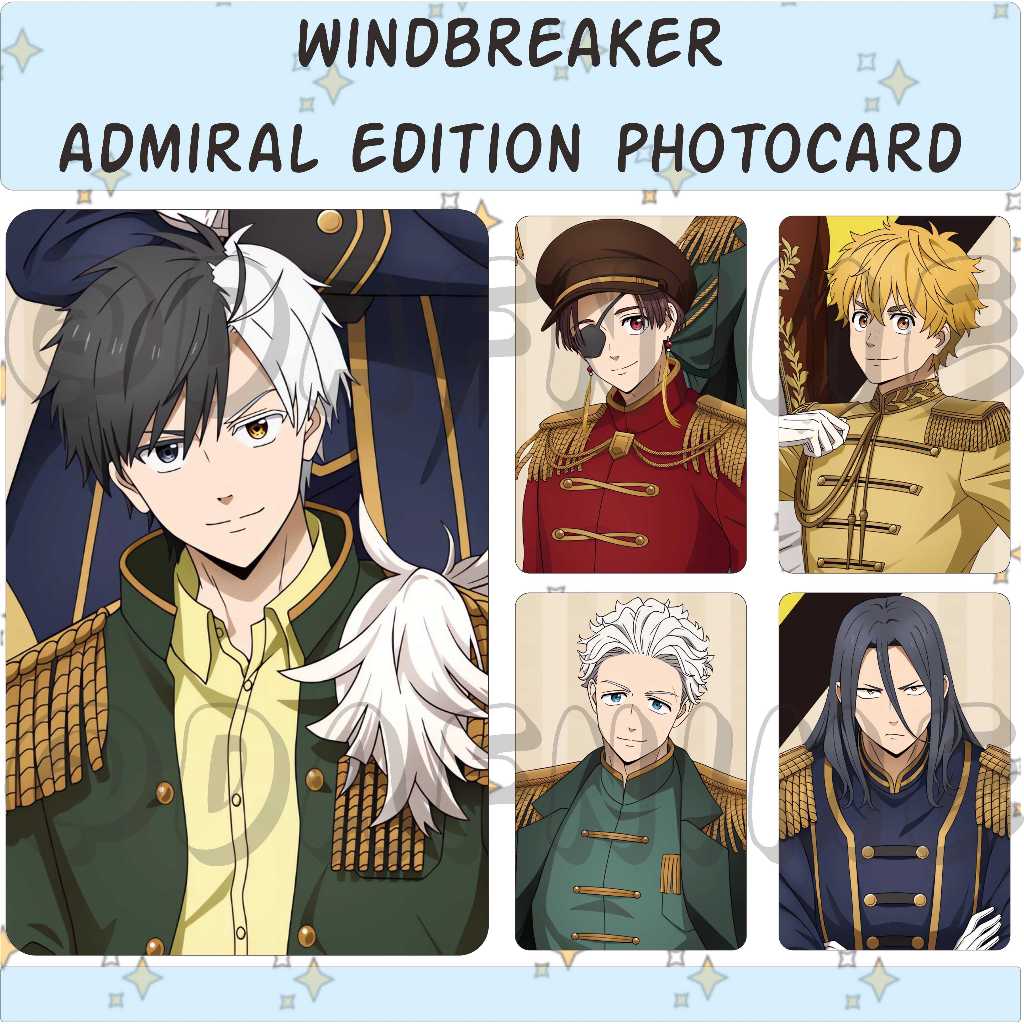 Jual WINDBREAKER ADMIRAL EDITION PHOTOCARD ANIME | Shopee Indonesia