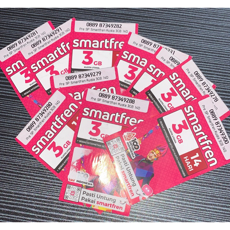Jual KARTU SMARTFREN 12DIGIT SUDAH AKTIF | Shopee Indonesia