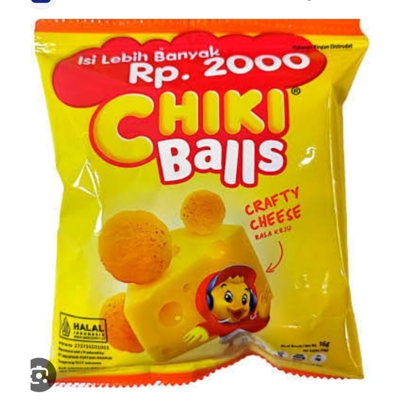 Jual SNACK CHIKI BALLS/ CHIKI TWIST ECERAN (1 PCS) | Shopee Indonesia