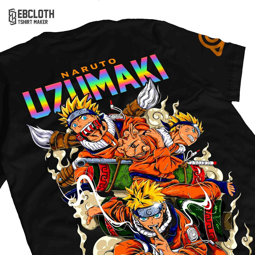 Jual EBCLOTH 010 | Kaos Anime | Naruto Uzumaki | Sablon DTF + Reflektif ...
