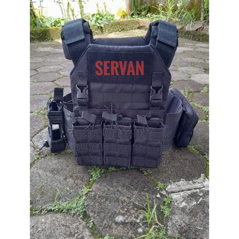 Jual Body Vest Tactical plate Carrier Rompi Polisi Tentara Militer TNI ...