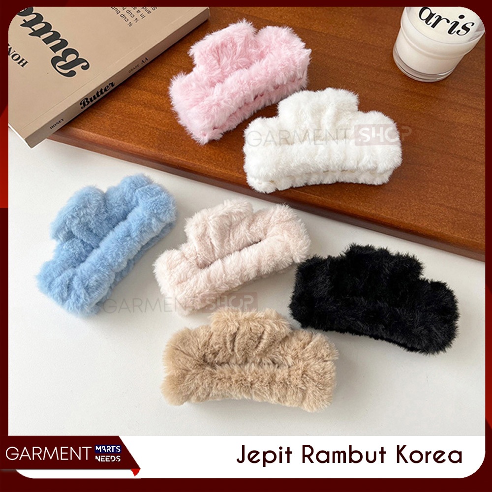 Jual JPITBUL8KT - Jedai Rambut Fashion Model Bulu Warna Hair Claw Salon ...