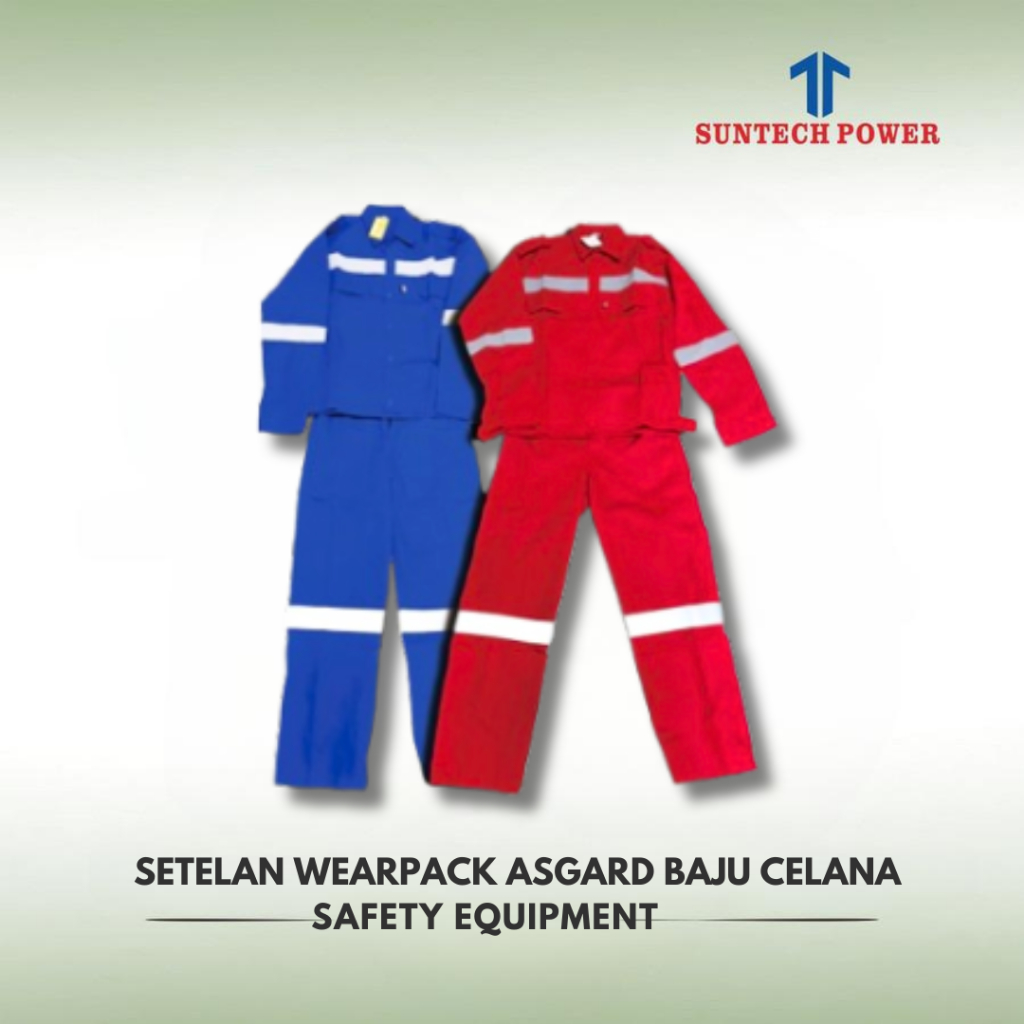 Jual Wearpack Setelan Baju Celana Asgard Merah Biru M L XL Baju Kerja ...