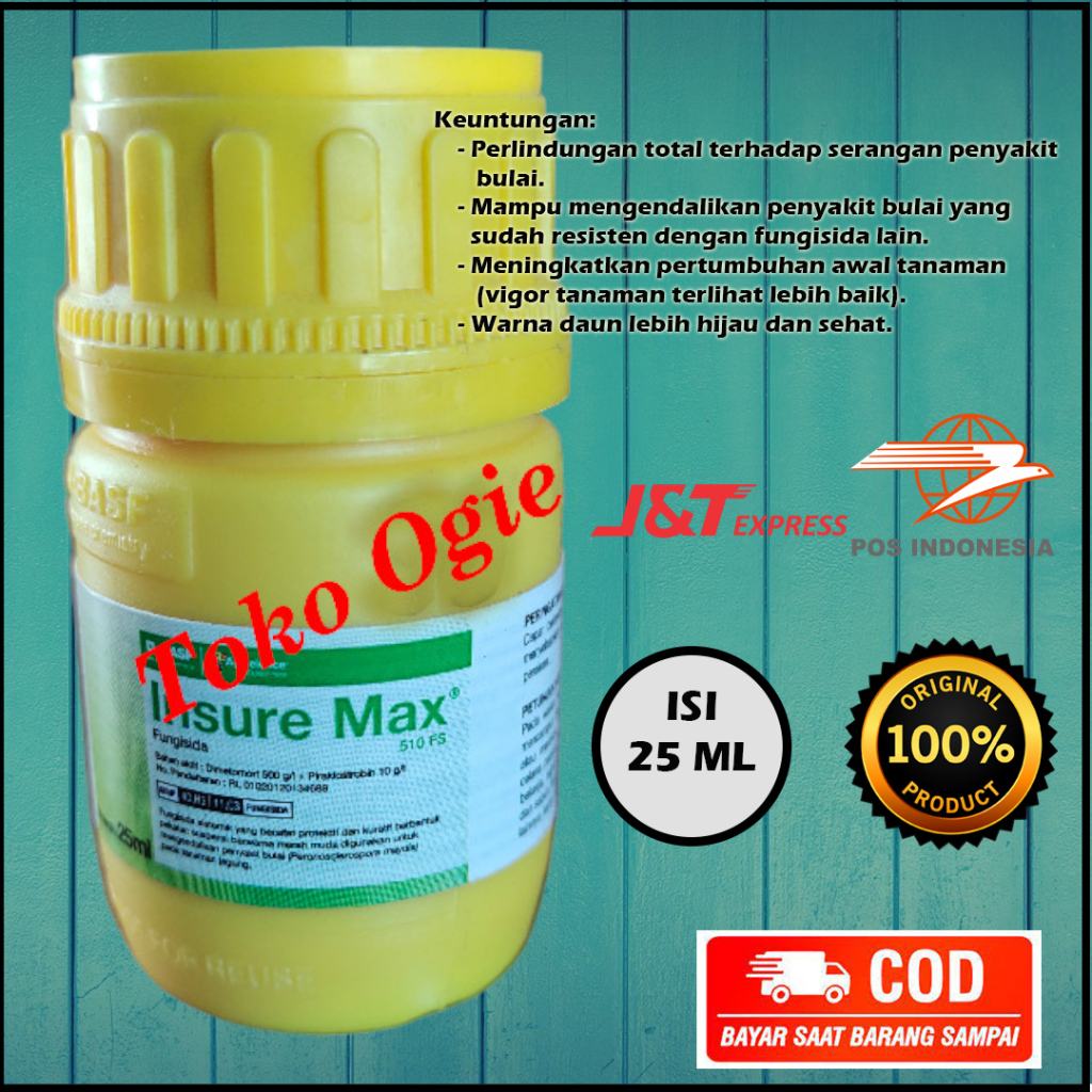 Jual Fungisida Insure Max 510 FS, sistemik yang bersifat protektif dan ...