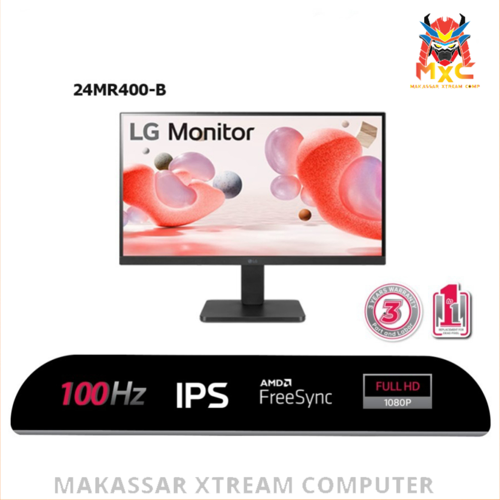 Jual LG Monitor 24MR400-B 24'' Full HD Display with AMD FreeSync™ 100HZ ...