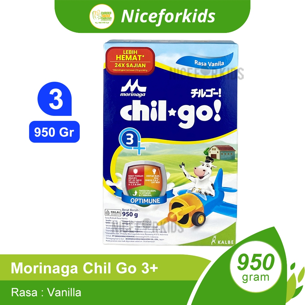 Jual Susu Morinaga Chil Go Powder 1+ dan 3+ 950gr Susu Bubuk Formula Pertumbuhan Anak Bayi ...