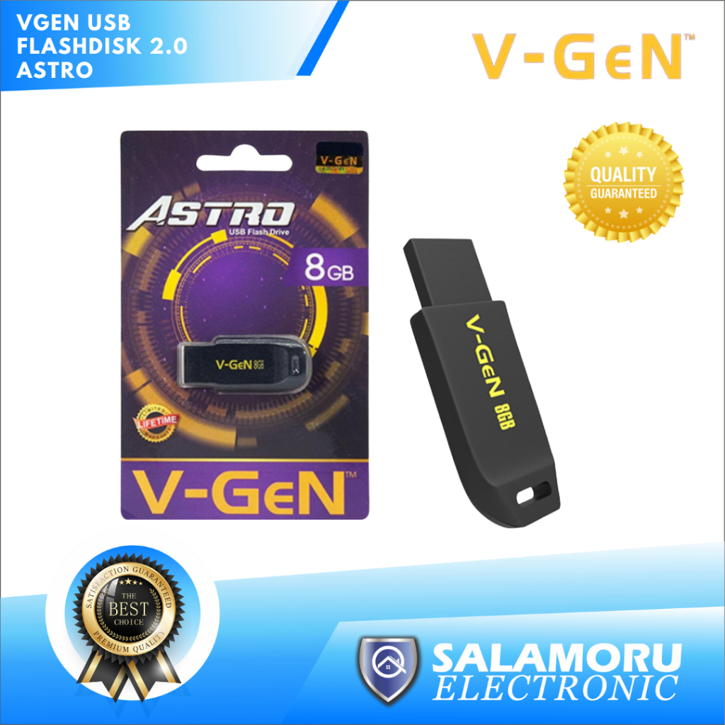 Jual VGEN USB FLASHDISK 2.0 ASTRO 8GB/16GB/32GB/64GB/128GB | Shopee ...