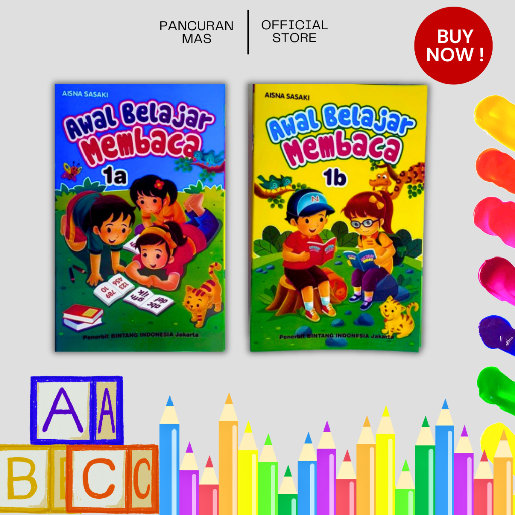 Jual Buku Awal Belajar Membaca Jilid 1a - 1b Untuk TK | Shopee Indonesia