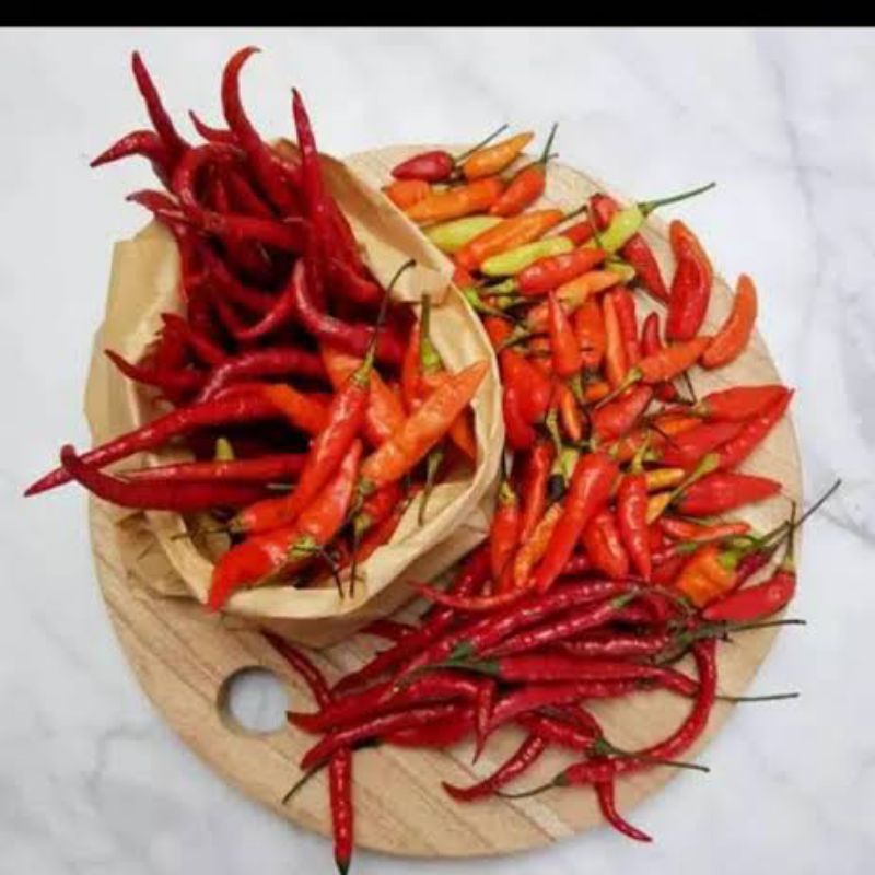 Jual (PALEMBANG) CABE MERAH CAMPUR CABE BURUNG | Shopee Indonesia