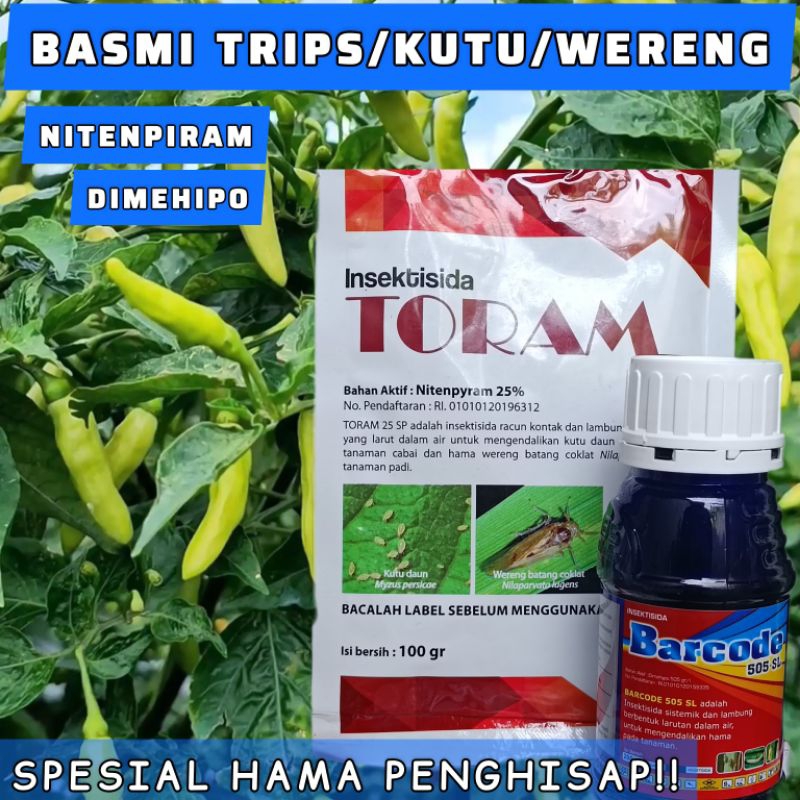 Jual HAMA THRIPS DAN WERENG (TORAM & BARCODE 200ML) | Shopee Indonesia