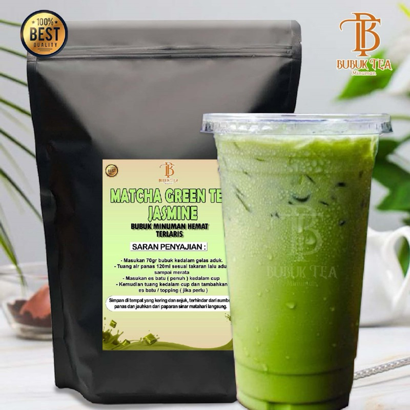Jual MATCHA GREEN TEA JASMINE 1KG / BUBUK MINUMAN | Shopee Indonesia