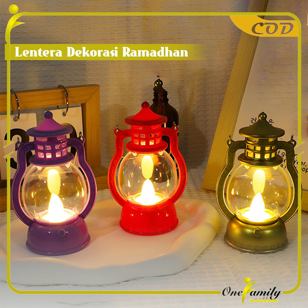 Jual ONE-C1046 Lampu Lentera Ramadhan Dekorasi Minimalis Lampu LED ...