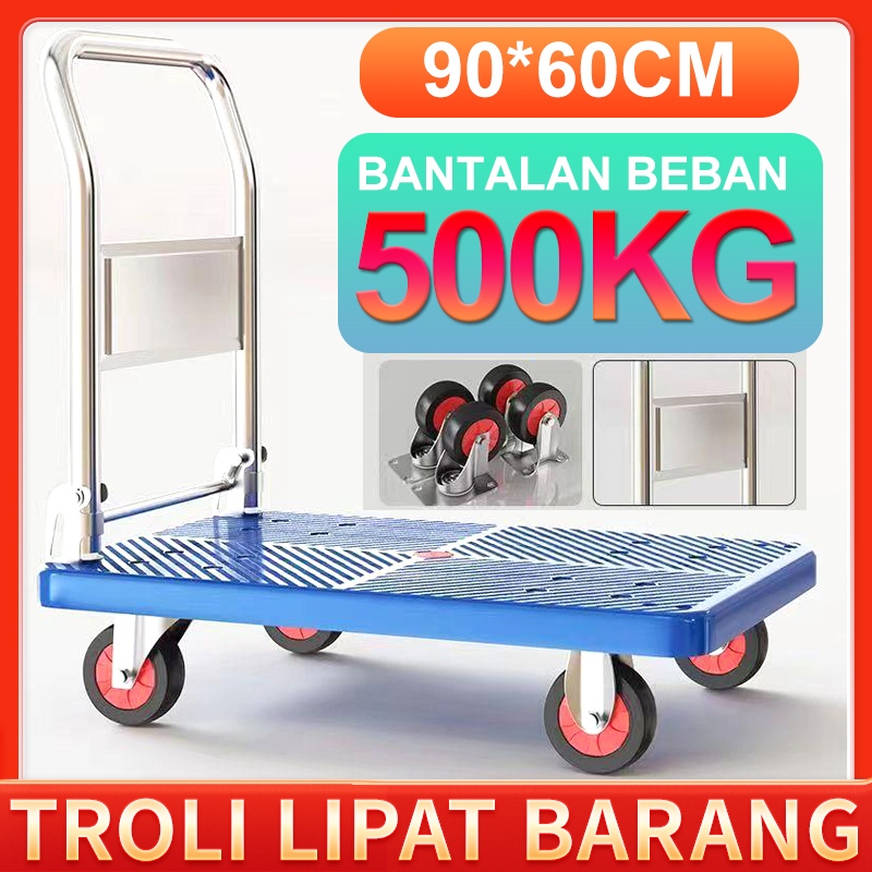 Jual Troli Baja Lipat Barang Besi Gerobak Hand Truck Folding Platform ...