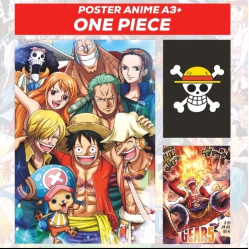 Jual Poster Anime One Piece Size A3+ | Shopee Indonesia